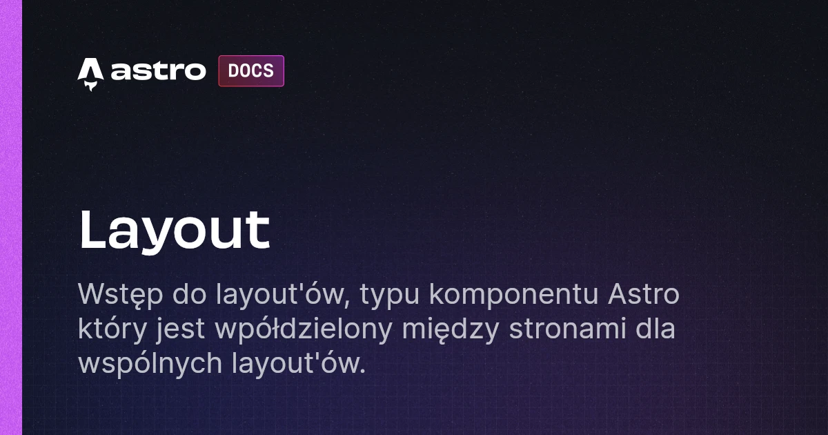 Layout Docs